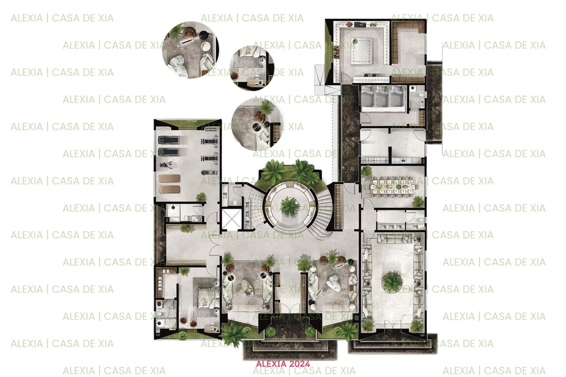 Rendered 2D Floor Plan | Real Estate Floor Plan | Realistic Layout ...