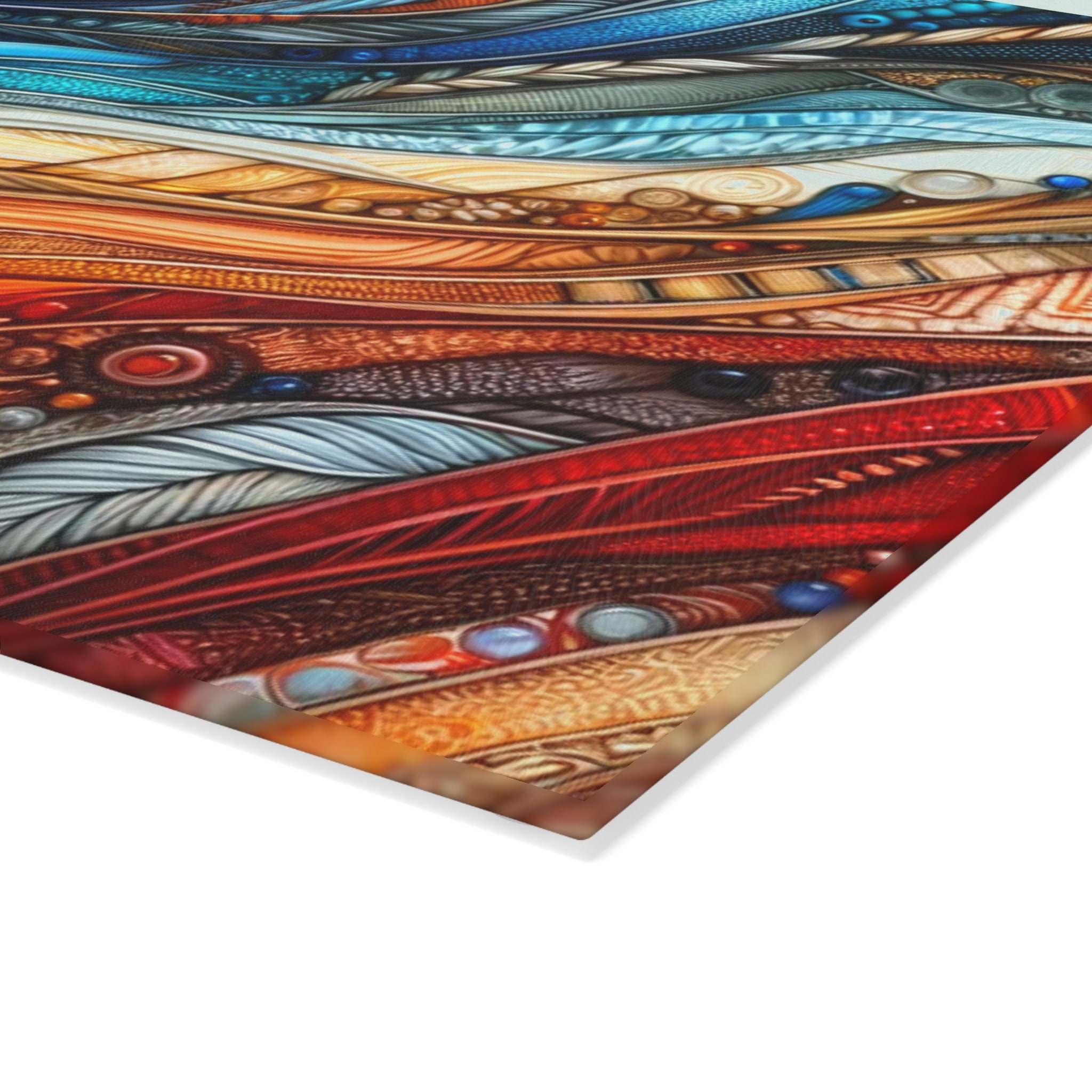 Glass Cutting Board, Stunning Design, Majestic Look, Kitchen Art, Gifts ...