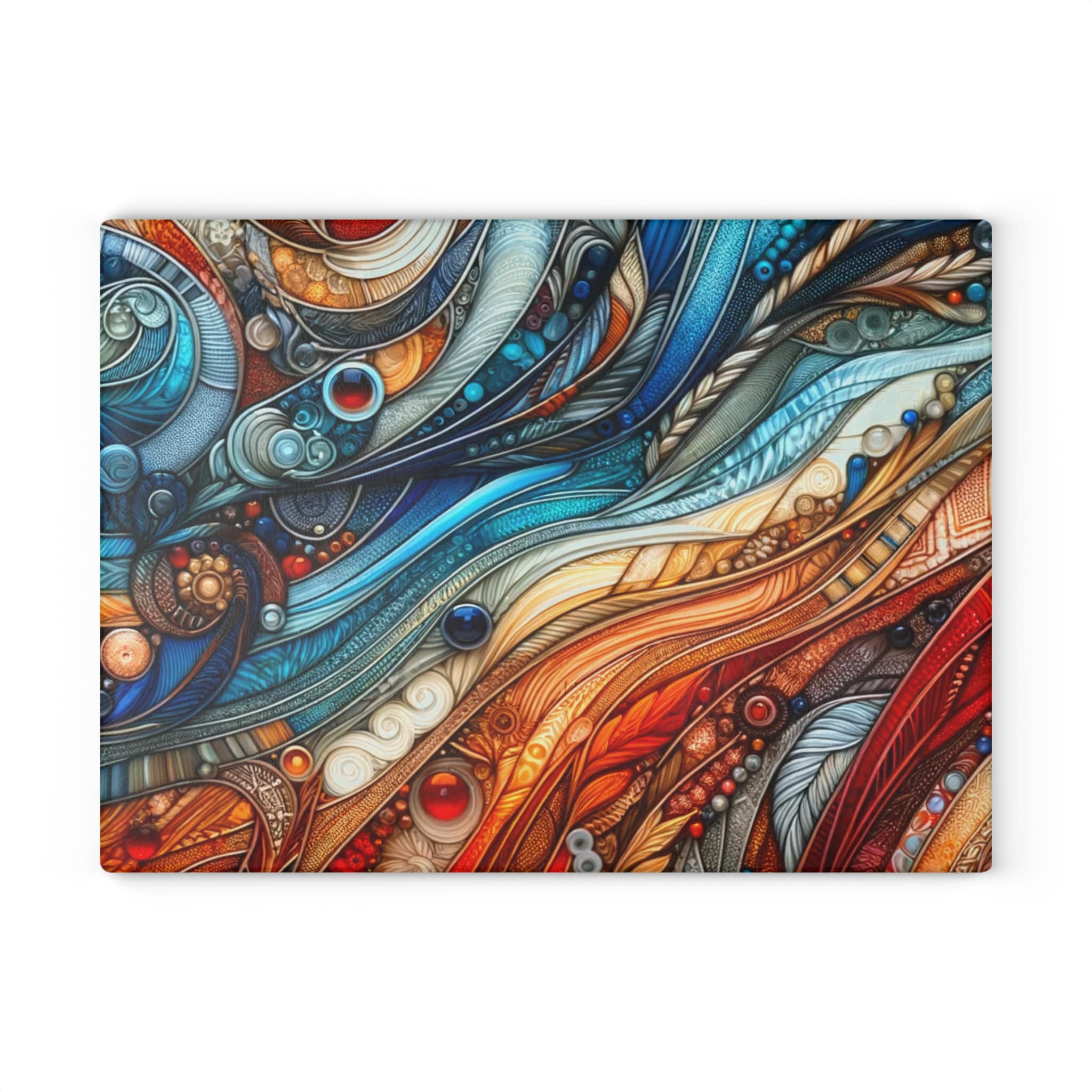 Glass Cutting Board, Stunning Design, Majestic Look, Kitchen Art, Gifts ...