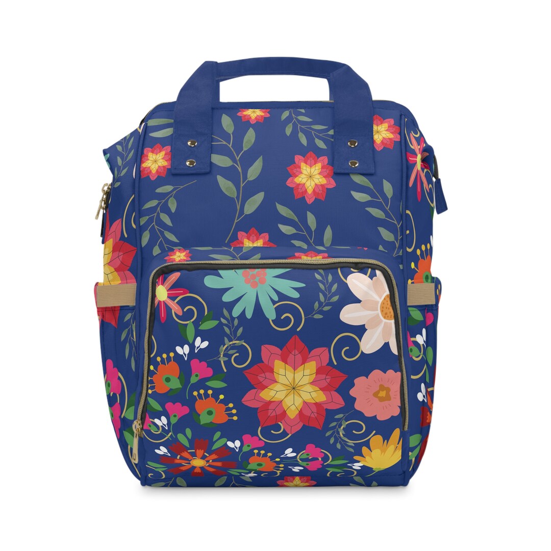 Multifunctional Diaper Backpack-floral Diaper Backpack Diaper Bag Baby ...