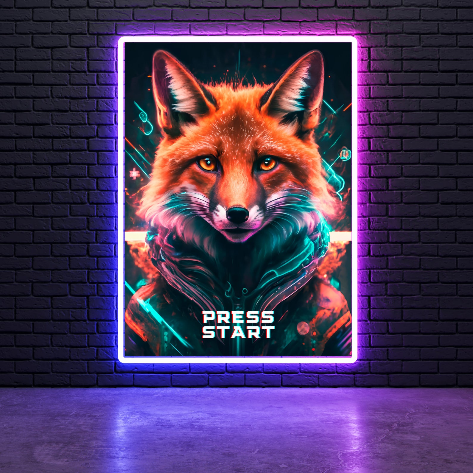Animal Digital Gaming Print, Gamer Print, Gamer Decor, Graffiti Wall ...