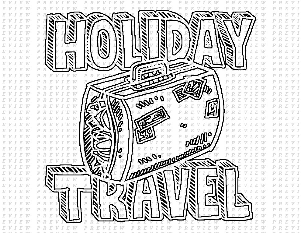 DIGITAL Holiday Coloring Pack 10 IMAGES - Etsy