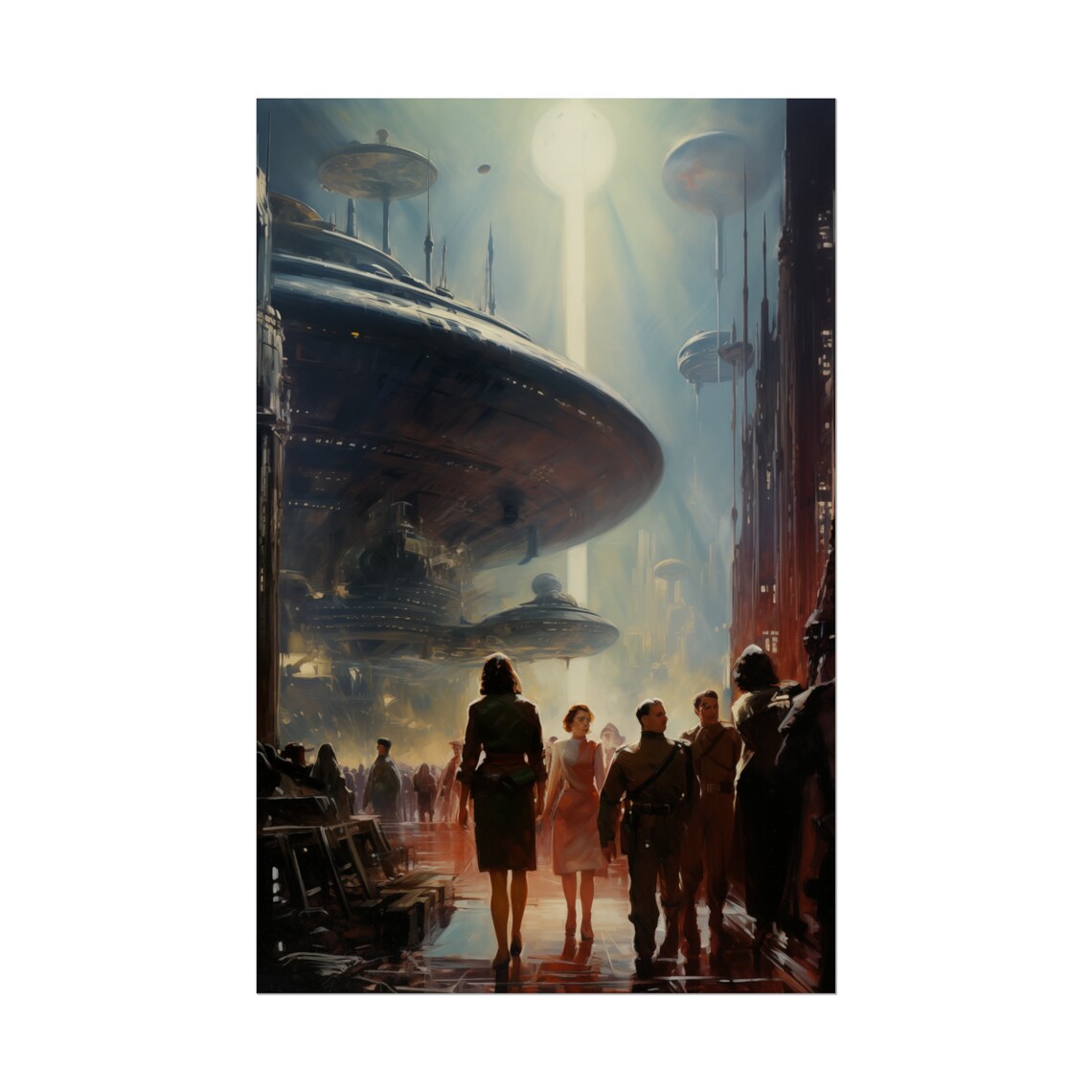 Spaceport I Poster - Etsy