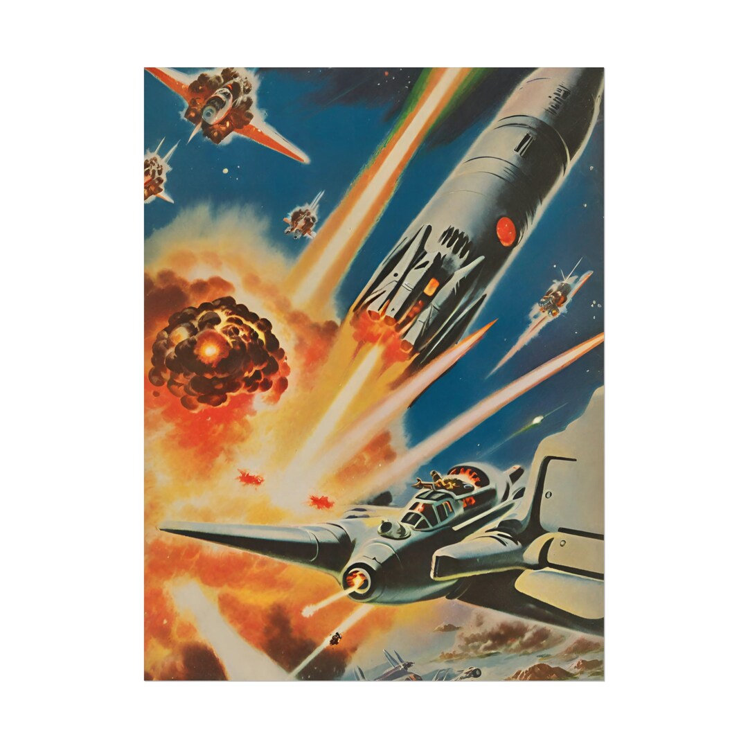 Galaxy Battle I Poster - Etsy