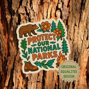 Save Our National Parks Stickers, Protect Public Media, Protect Our ...