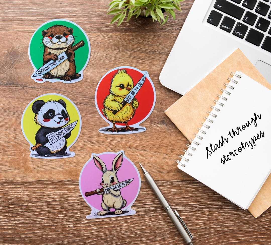 Slash Through Stereotypes With These Fierce & Cute Animals With Knives ...