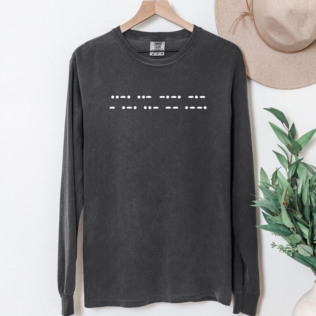 Subtle Morse Code F*** Trump Political Protest Tee With Hidden Message ...