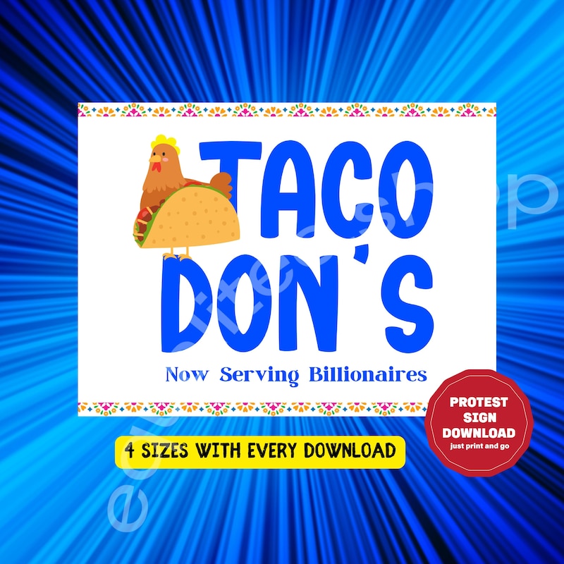 Taco Poster - Etsy