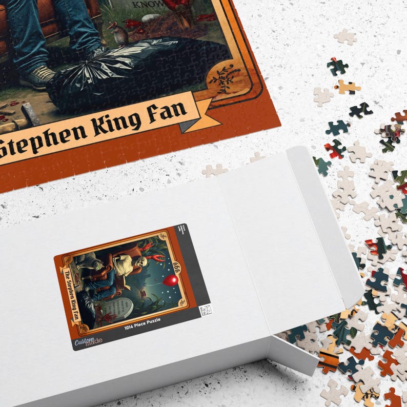 Stephen King Fan Puzzle - Ultimate Gift for Horror Lovers and King Fans ...