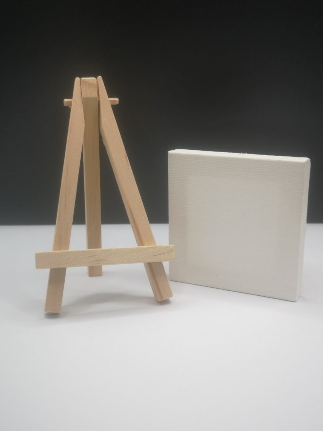 MINI EASEL STAND With Canvas - Wedding Favour Table Decor Seating Plan ...