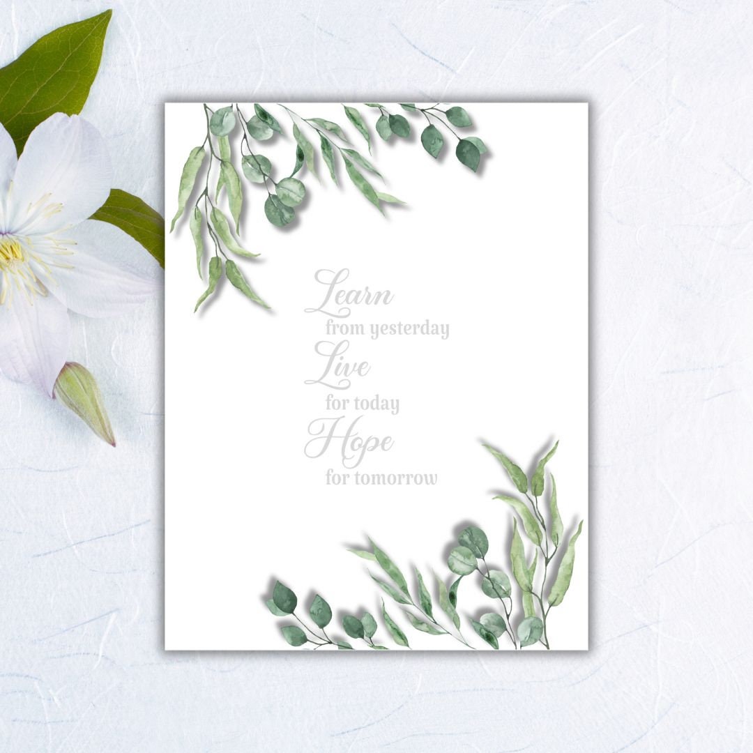 Mental Health Letter Writing Stationery Paper Personalized 8.5 X 11 ...