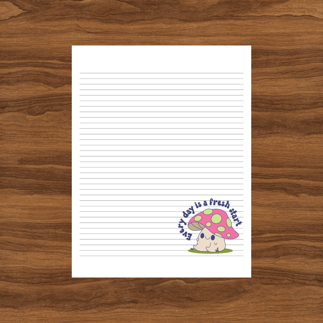 Eating Disorder Symbol Letter Writing Stationery Paper - Etsy Canada