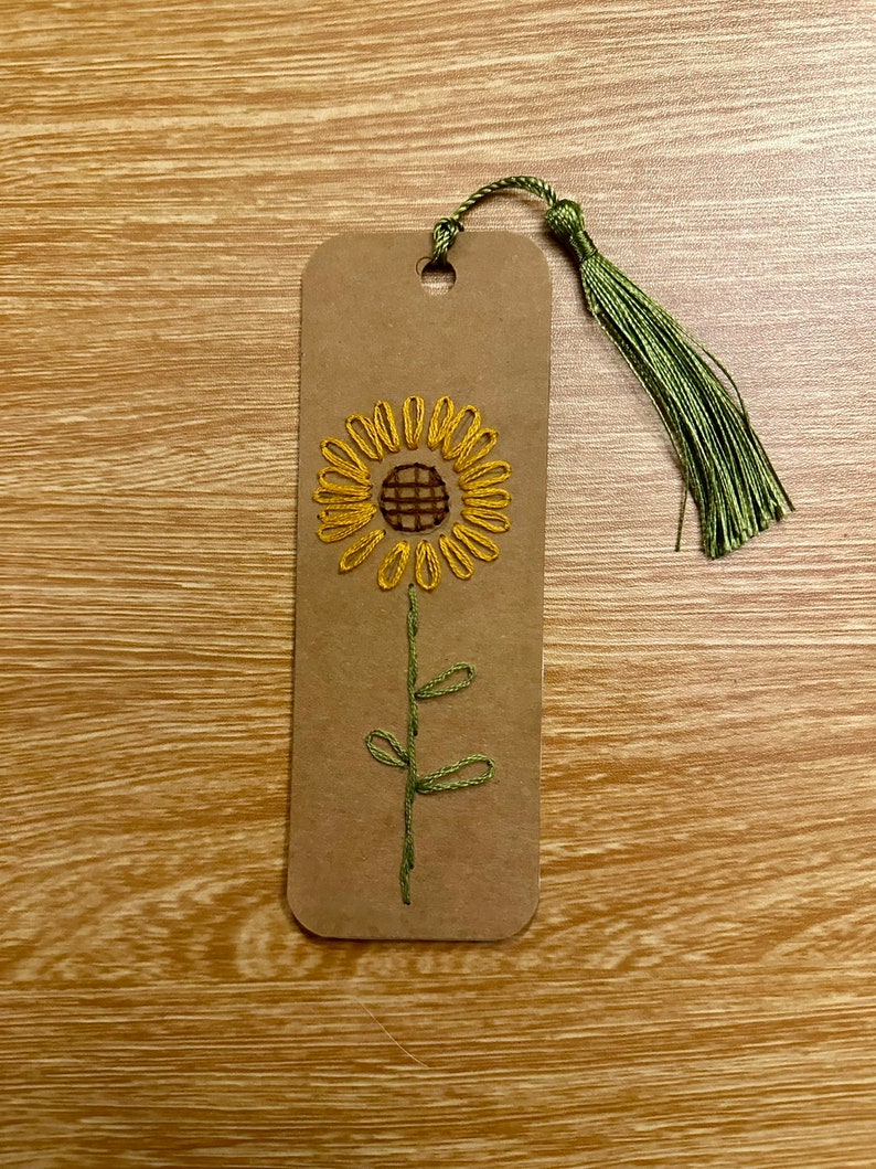 Hand-embroidered Customizable Bookmarks With Tassel – Choose Your ...