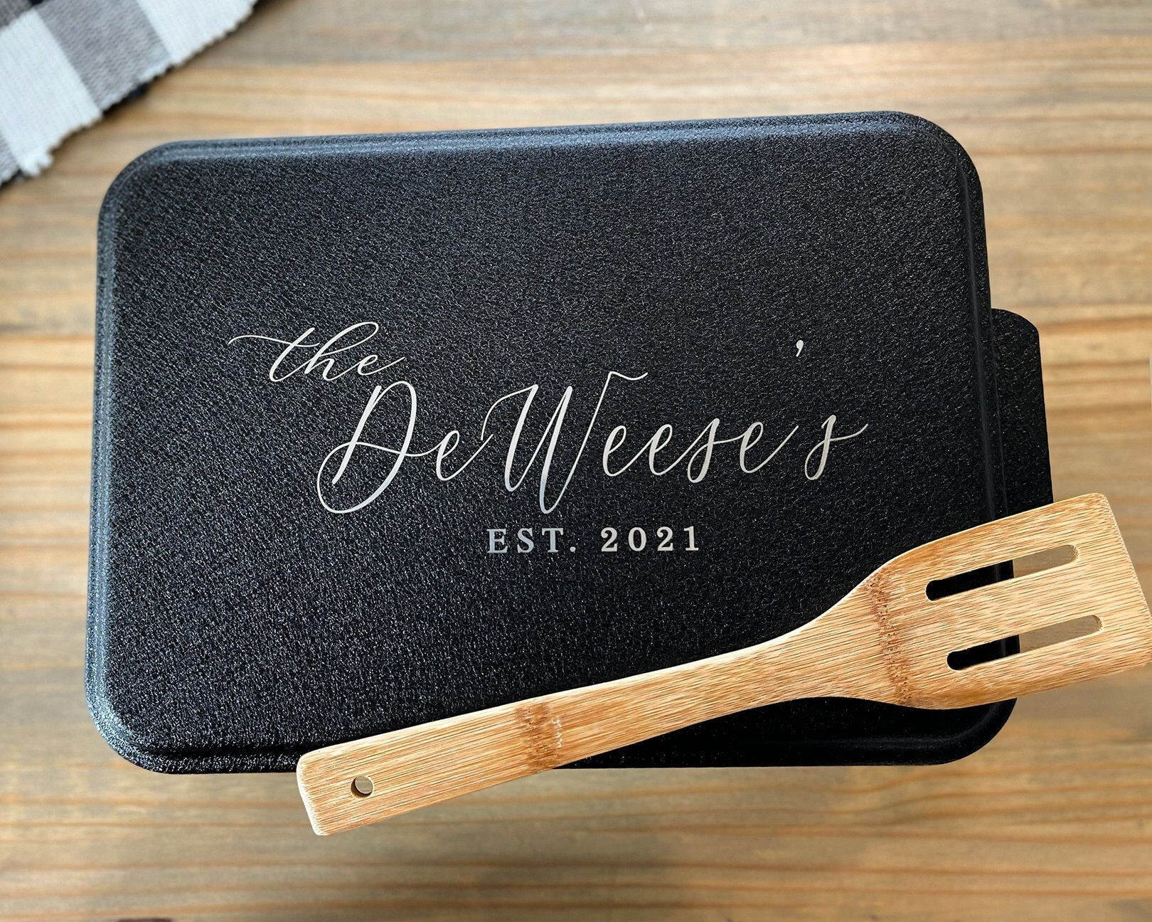 Custom Engraved Cake Pan, Personalized Cake Pan, Aluminum Cake Pan ...