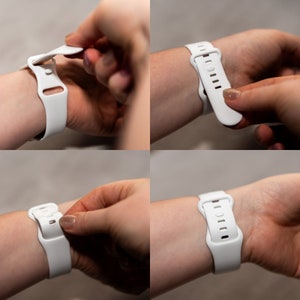 Abstract Dots, Pink Watch Band Compatible With Apple Watch Series 1-9 ...