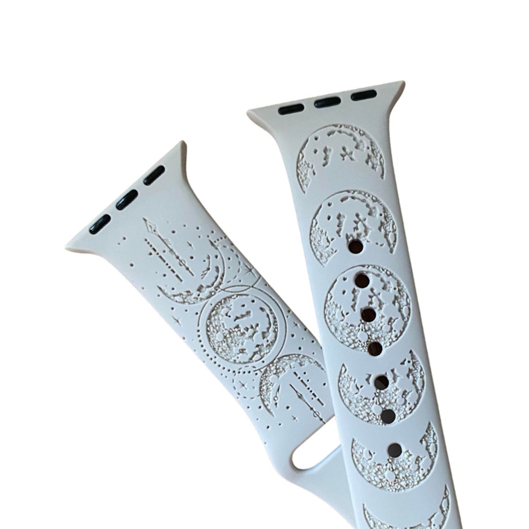Moon Phases, Celestial Watch Band Compatible With Apple Watch Series 1 ...