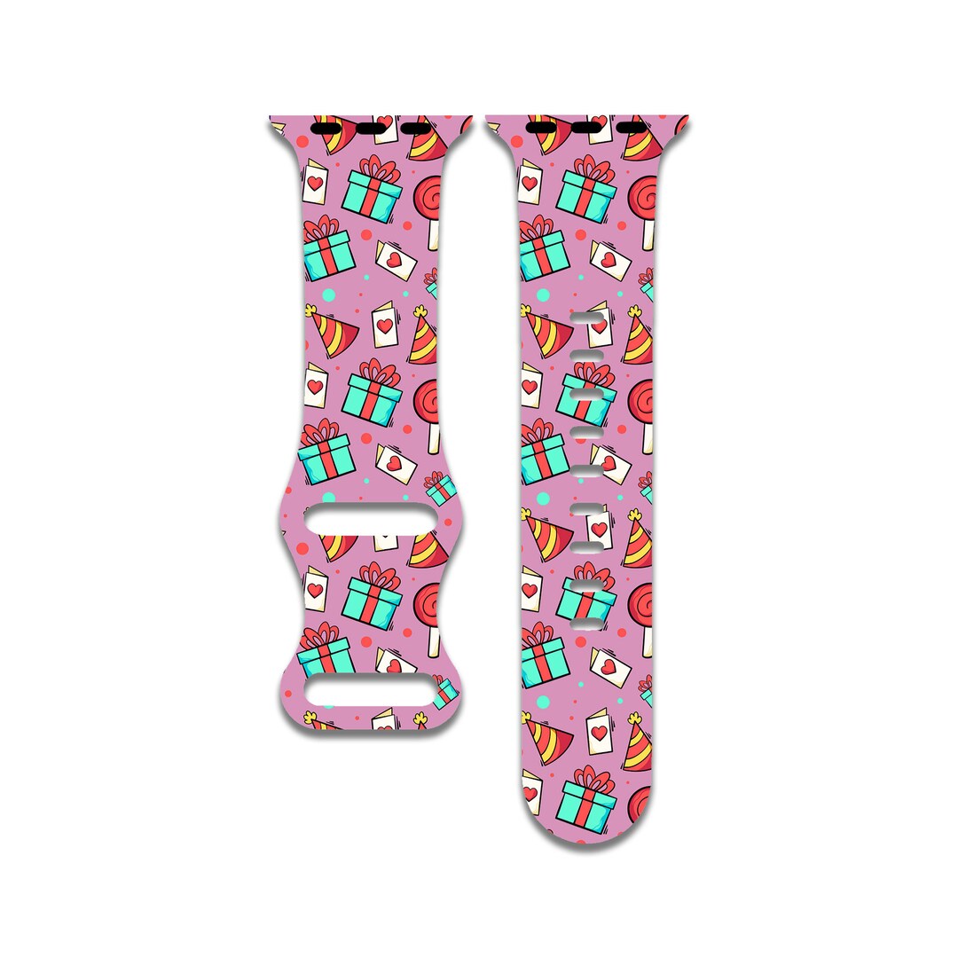 Cake, Birthday Party, Balloons Compatible With Apple Watch Series 1-9 ...