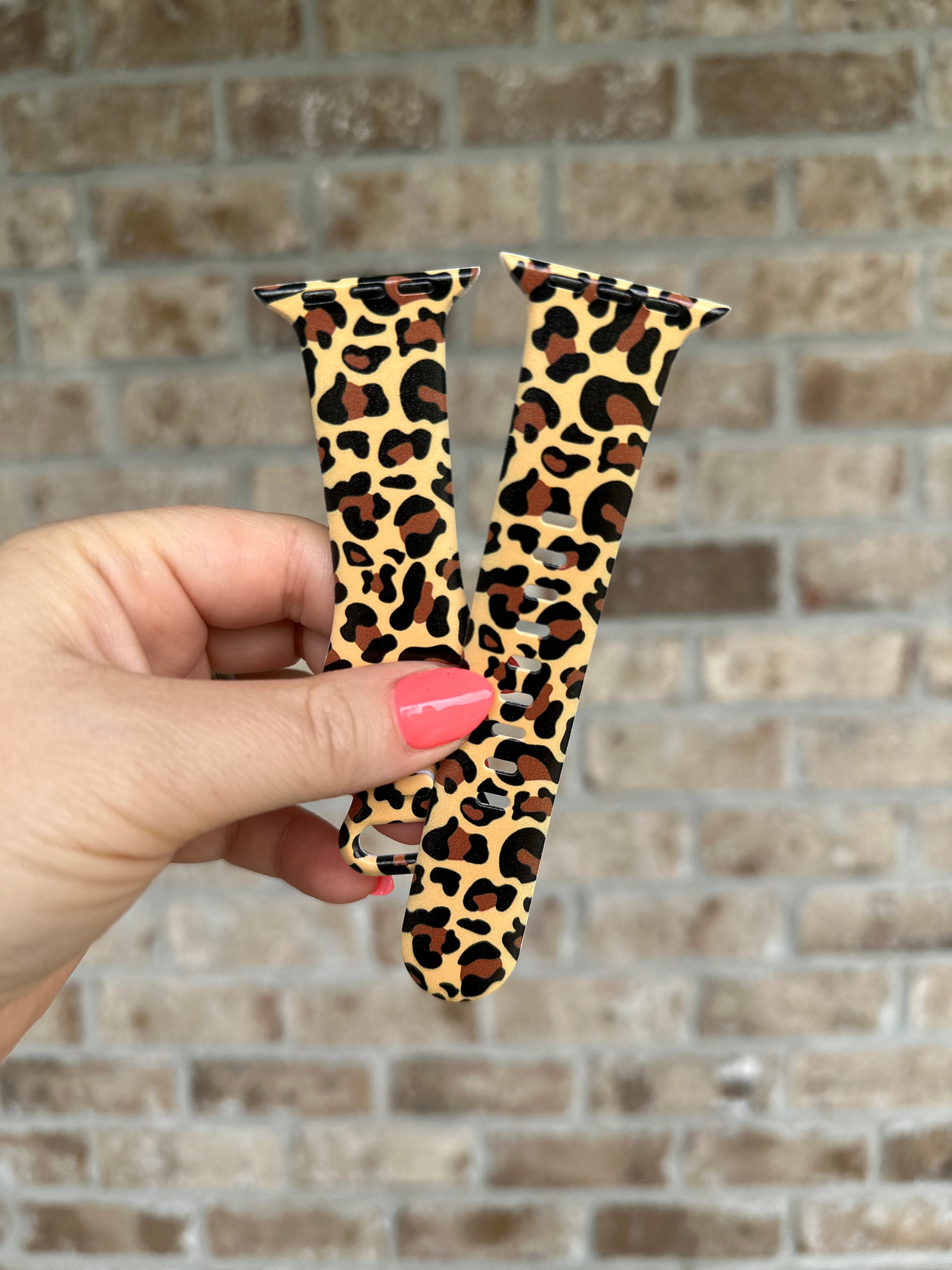 Leopard Print Watch Band Compatible With Apple Watch Series 1-9, 38mm ...