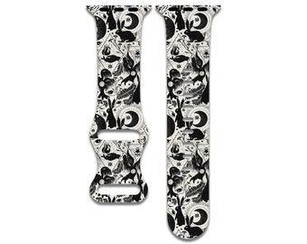 Abstract Dots, Pink Watch Band Compatible With Apple Watch Series 1-9 ...