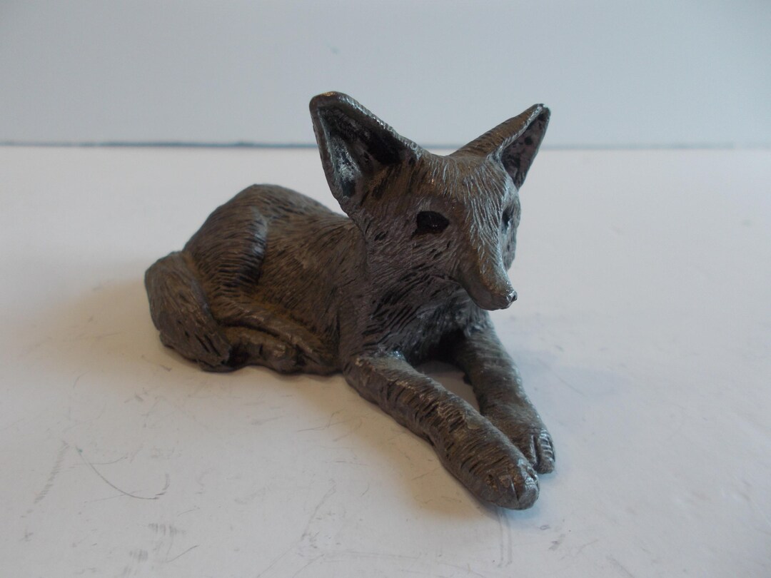 Outstanding~pewter~fox~figurine~fine~pewter~decor~fox Hunter~equestrian ...