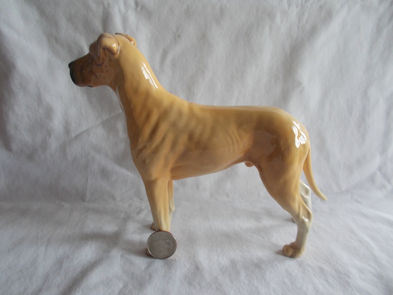 GREAT Dane~dog~statue~figurine~fawn~male~beswick~england~canine~art ...