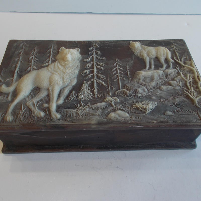 Incolay Jewelry Box - Etsy