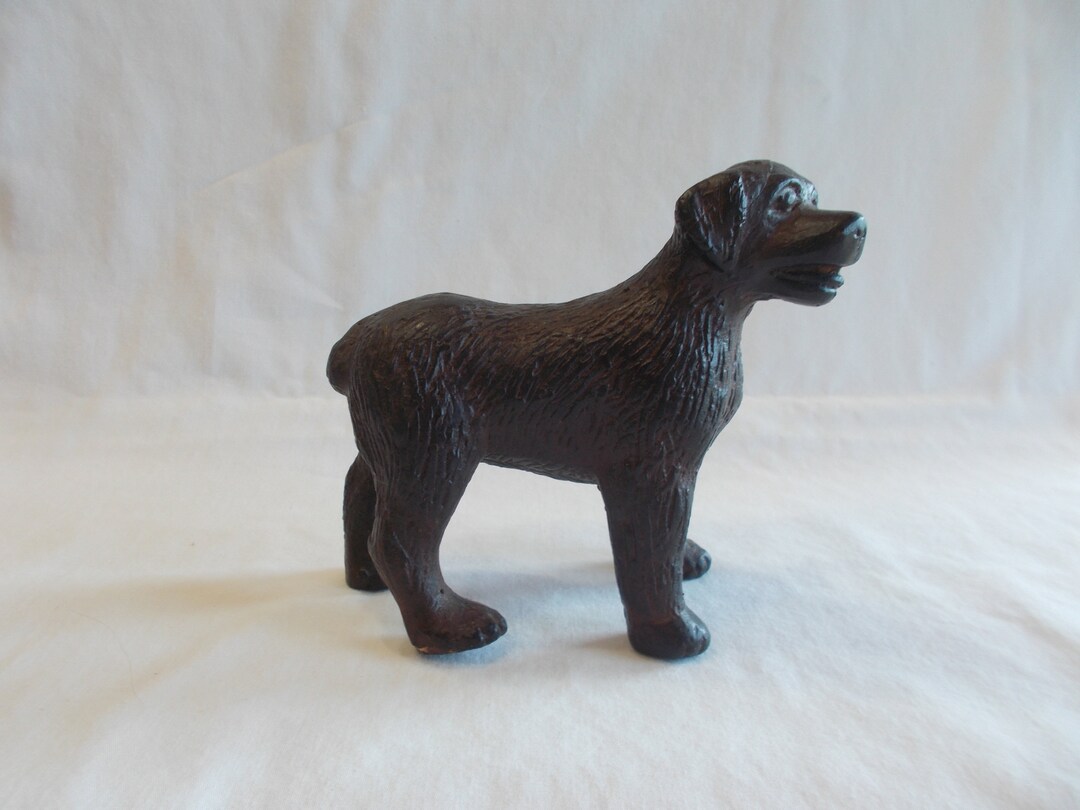 Mastiff~dog~statue~figurine~statue~metal~60's~dog~nice~weighs 1lb.5oz ...