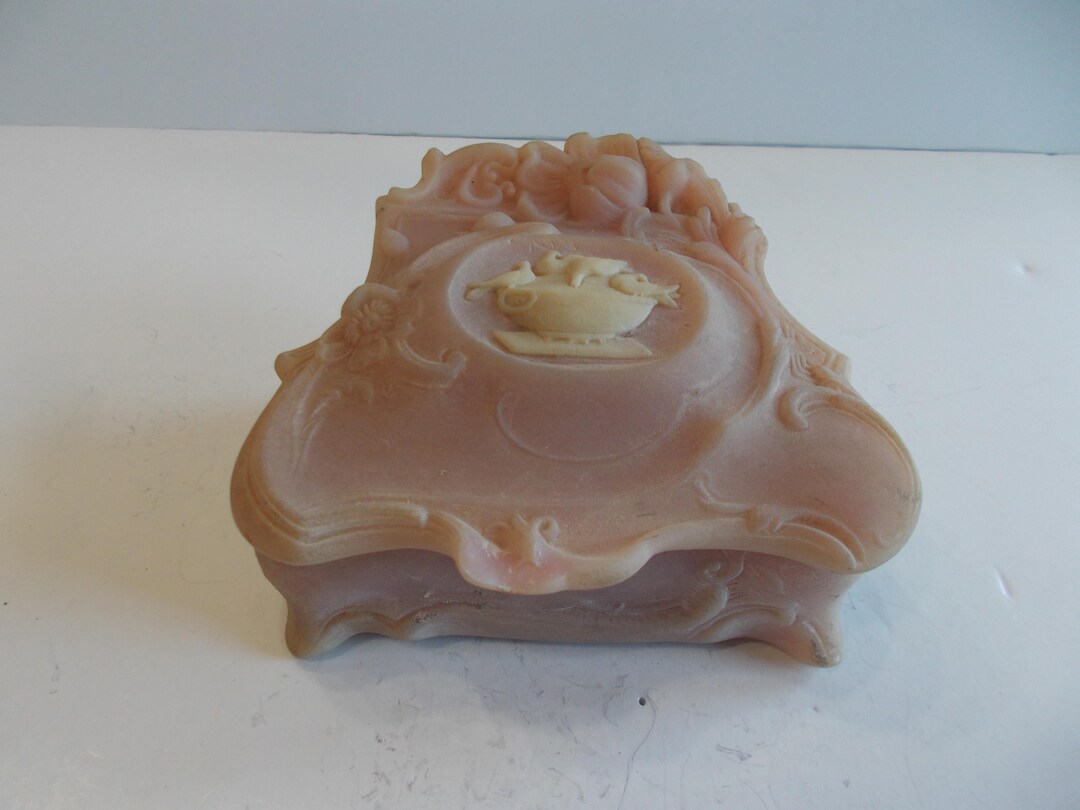 Genuine~incolay~box~doves~casket / Jewelry~box~3d~small~stone~box ...