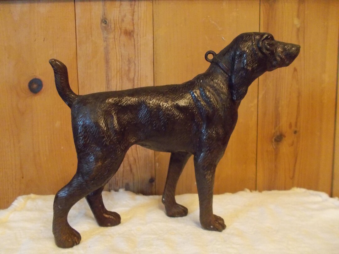 Bronze~coonhound~hunting~dog~figurine~statue~gun~dog~bird Dog~60's~10 ...