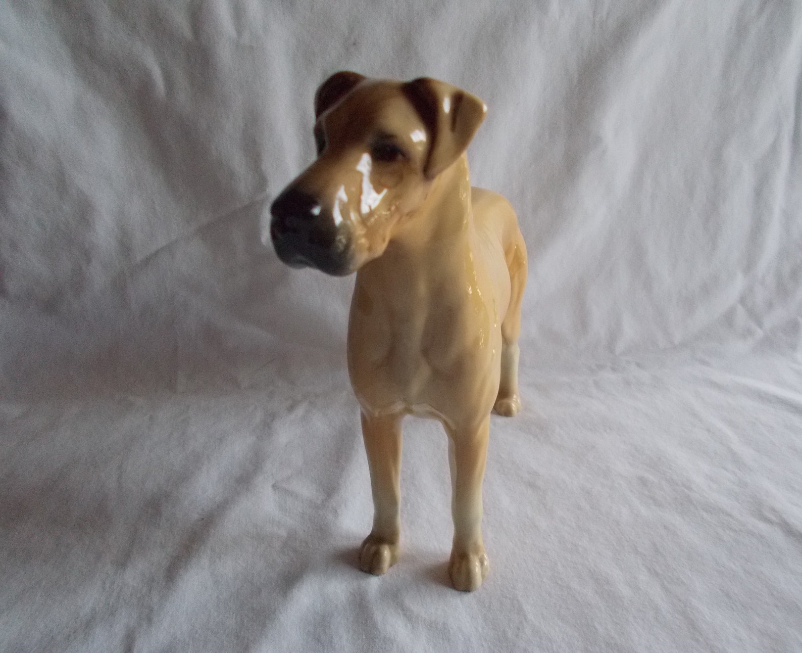 GREAT Dane~dog~statue~figurine~fawn~male~beswick~england~canine~art ...