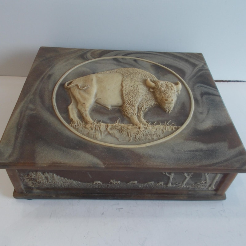 Incolay Jewelry Box - Etsy