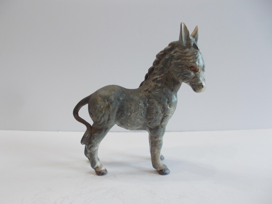 Donkey~figurine~jackass~mule~burro~old Mule~1960's~baby Donkey ...