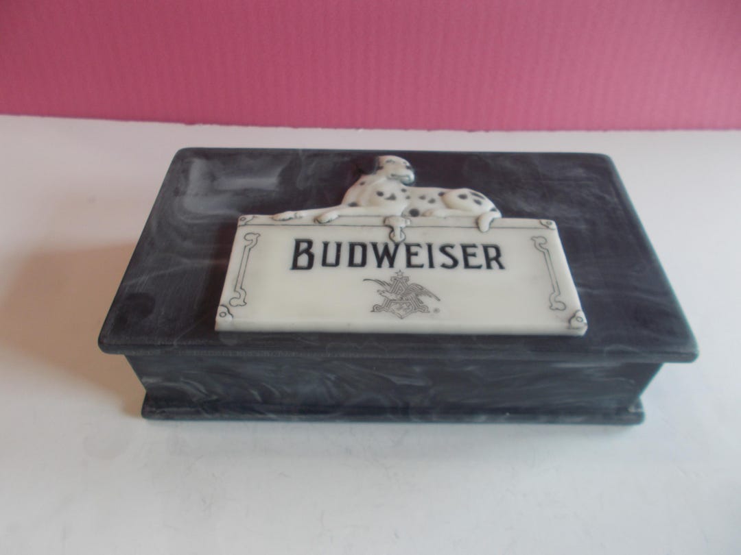 Genuine~incolay~box~dalmatian~dog~budweiser~beer~special~edition ...