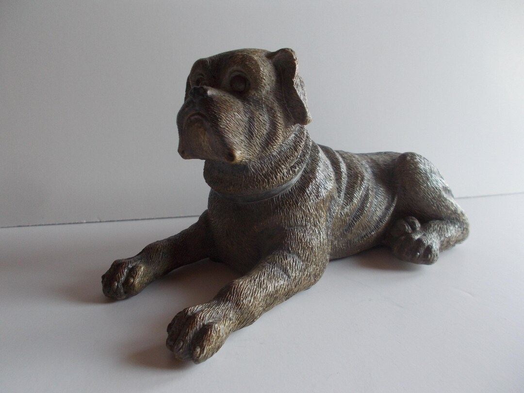 Mastiff~dog~statue~figurine~bull Mastiff~english Mastiff~dog~signed ...