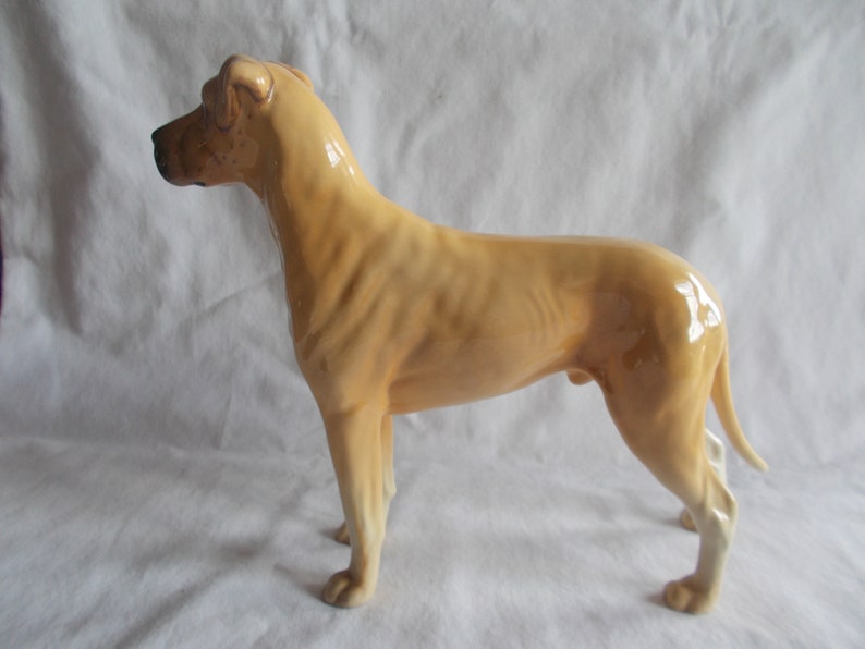 GREAT Dane~dog~statue~figurine~fawn~male~beswick~england~canine~art ...