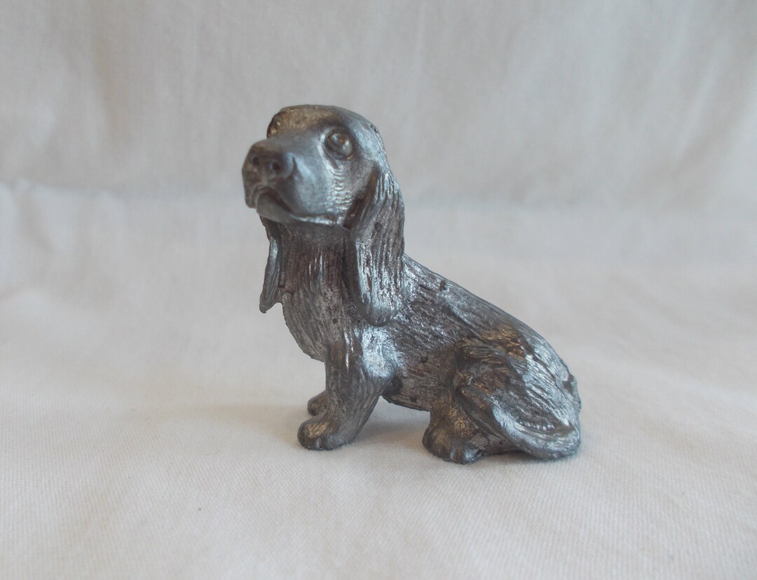Pewter~basset~hound Dog~figurine~puppy~nice~gift~hunting Dog~fine ...