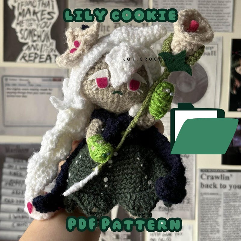 White Lily Cookie Cosplay - Etsy