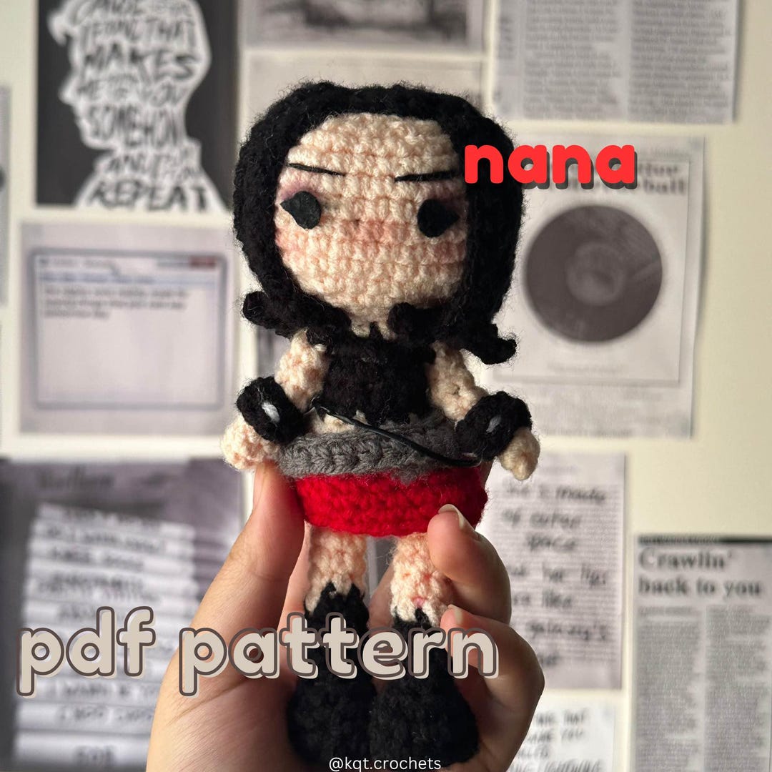 Nana Inspired Crochet Pattern (low Sew) - Etsy