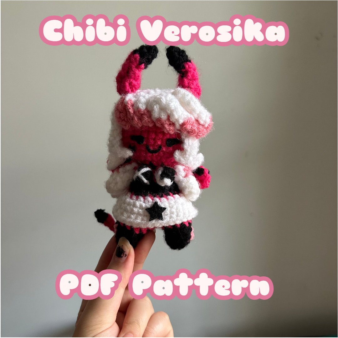 Chibi Verosika Mayday Helluva Boss Inspired Crochet Pattern - Etsy