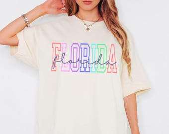 Vintage Retro Florida Shirt, Vintage Inspired T-shirts, Florida Graphic ...