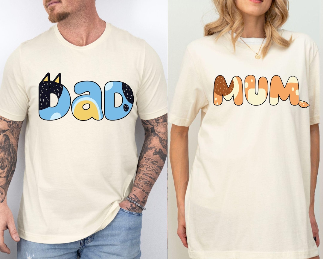 Trendy Dad Mum Shirt, Birthday Shirt, Family Shirt, Mom Gift, Dad ...