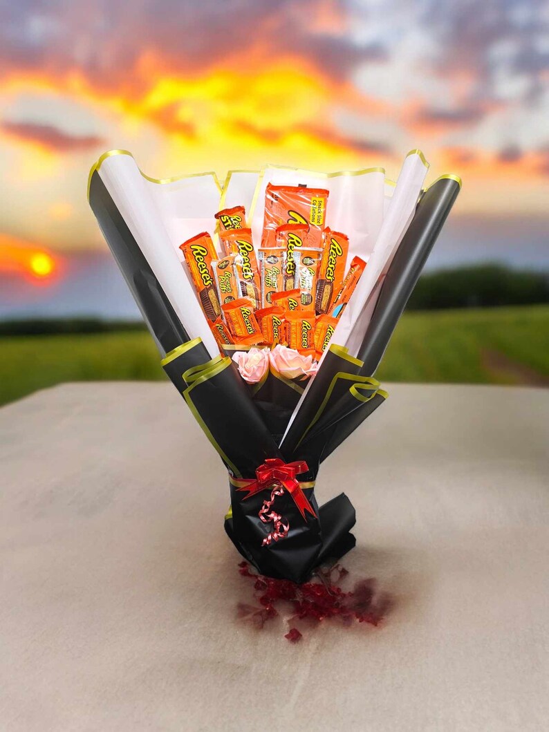 Reese Chocolate Bouquet Graduation Bouquet Mothers Day Bouquet - Etsy
