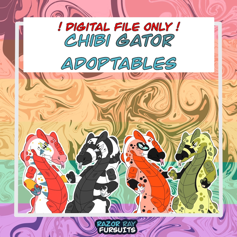 Gator Fursona - Etsy