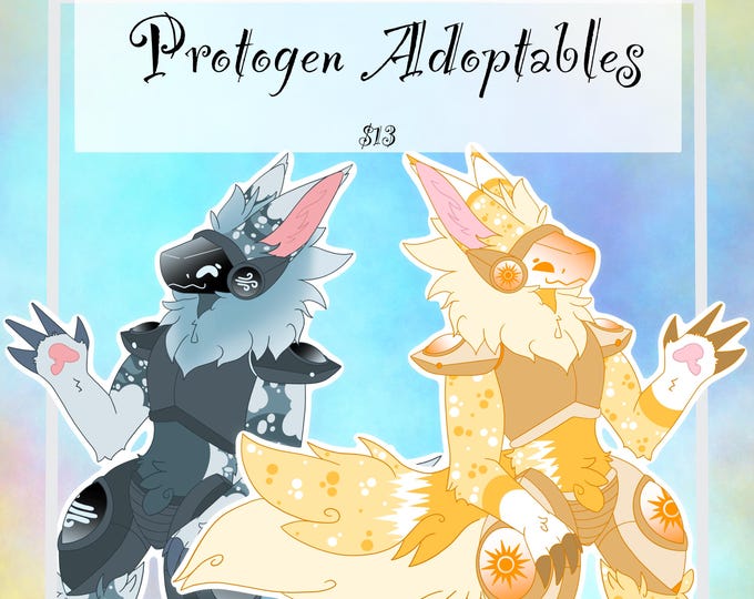 Full-body Protogen Adoptables - Furry Fandom Original Characters ...