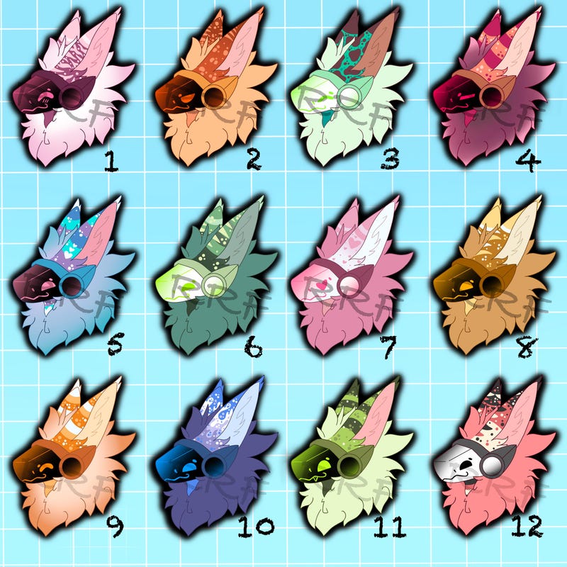 Protogen Head Base - Etsy