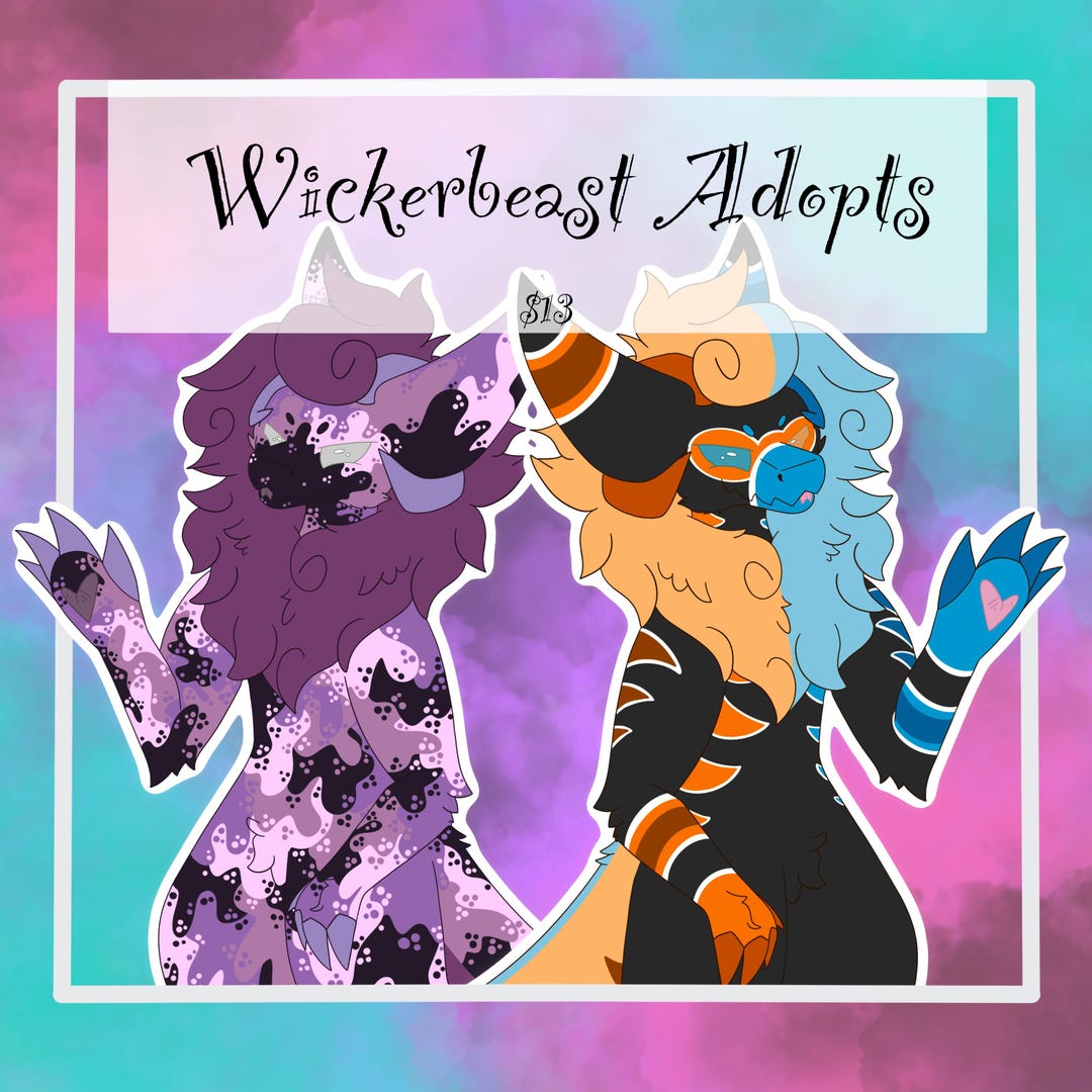 Full-body Wickerbeast Adoptables - Furry Fandom Original Characters ...