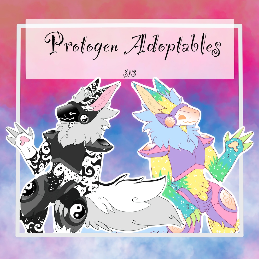 Full-body Protogen Adoptables - Furry Fandom Original Characters / Fursona Avatars - Etsy Canada