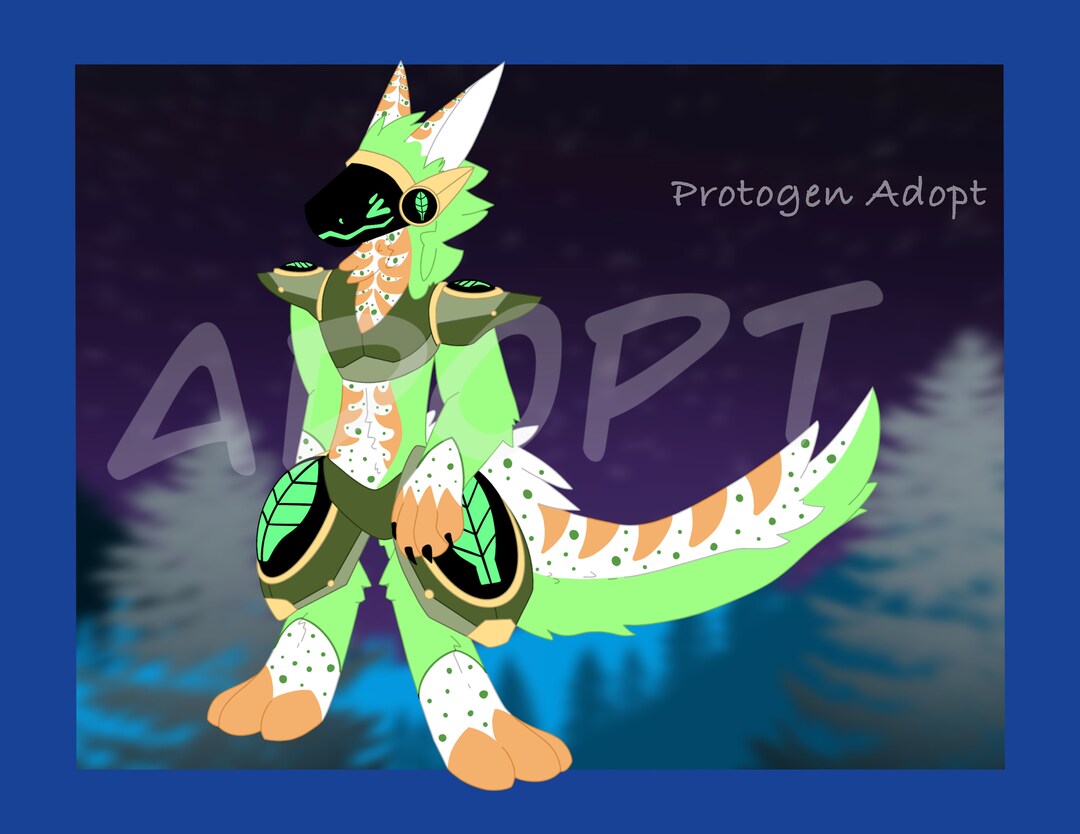 Protogen Adoptable Personaje antropomórfico de Furry Fandom / Fursona ...