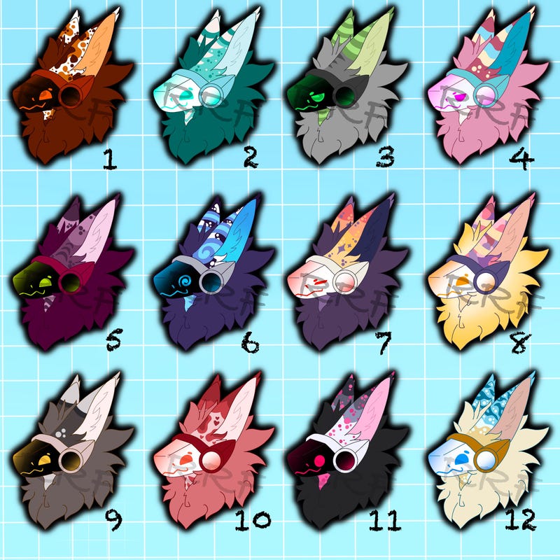 Furry Reference Base Protogen - Etsy