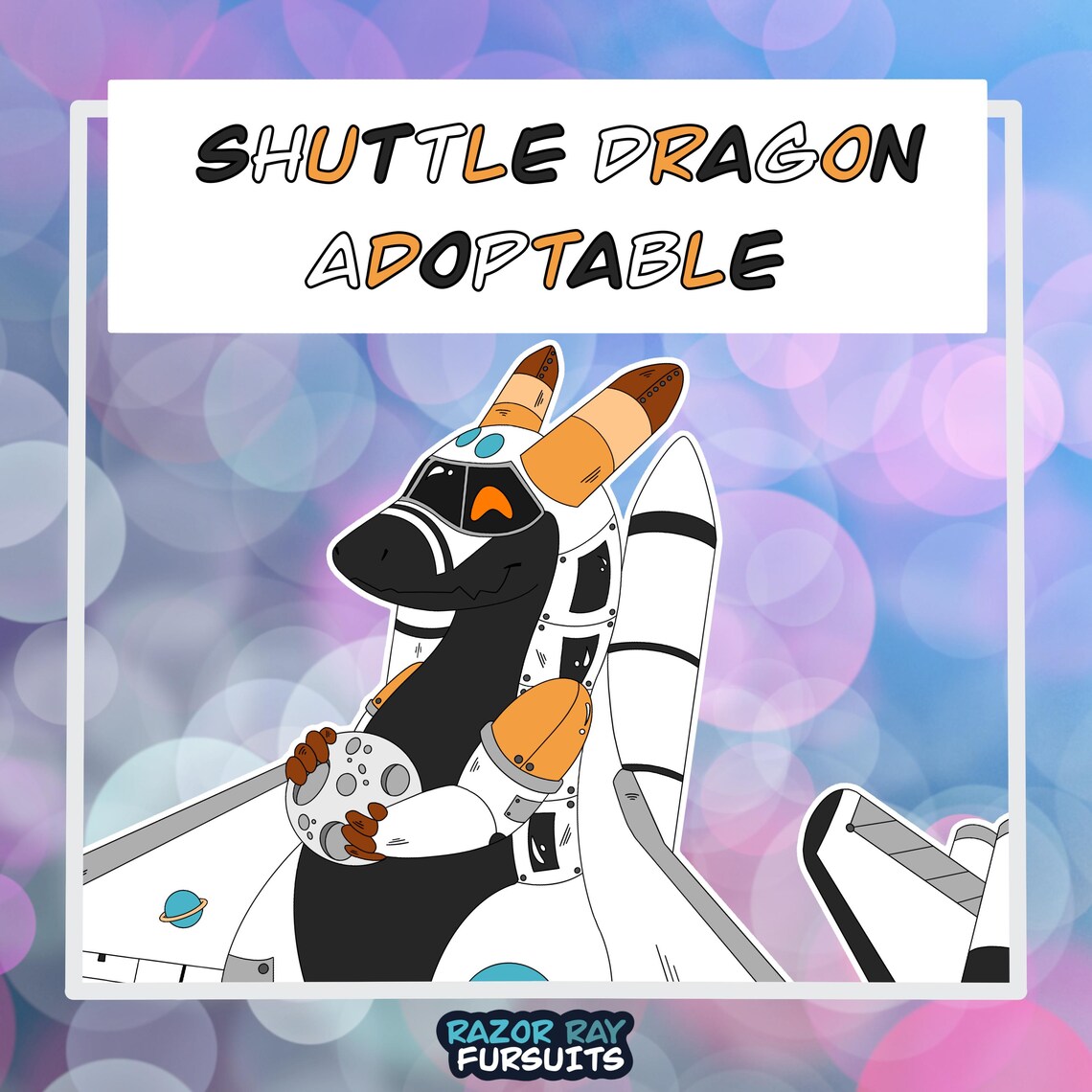 Fursona Adoptables // Space Shuttle Dragon Adopt // Furry Fandom ...
